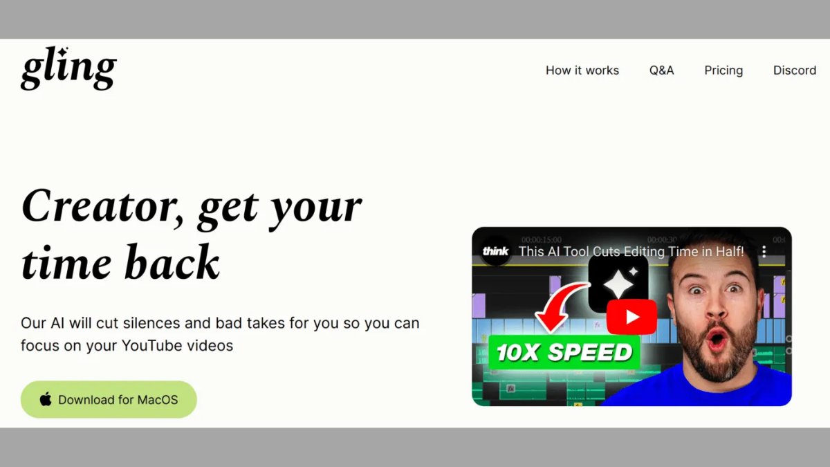 Gling AI là gì? Cách sử dụng Gling AI chỉnh sửa video
